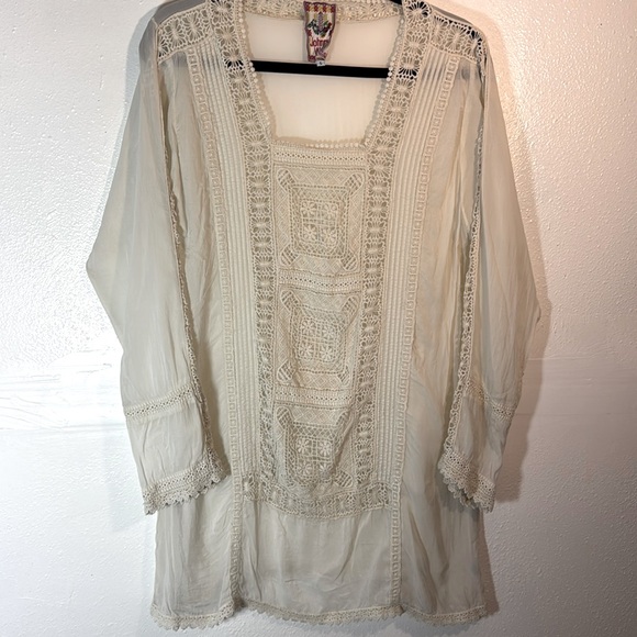 Johnny Was | Dresses | Johnny Was Size S Beautiful Long Sleeve ...